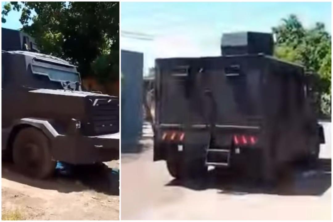 Este es el camión blindado conocido como ‘auto monstruo’ decomisado por ...
